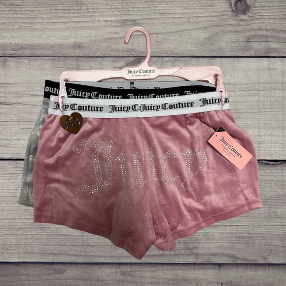 Juicy Couture | Intimates & Sleepwear | Juicy Couture 2pck Velour ...